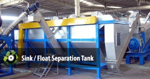 Float Sink Separation Tank - PE Film Washing Line
